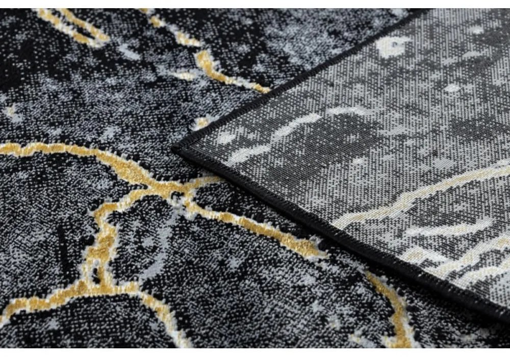 Kusový koberec Mramor černý 140x190cm