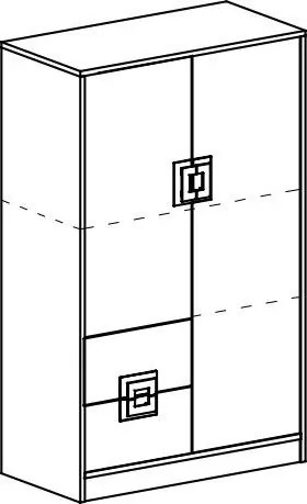 Casarredo - Komfort nábytek Dětský pokoj, sestava NIKO (04+07+10+13), růžová