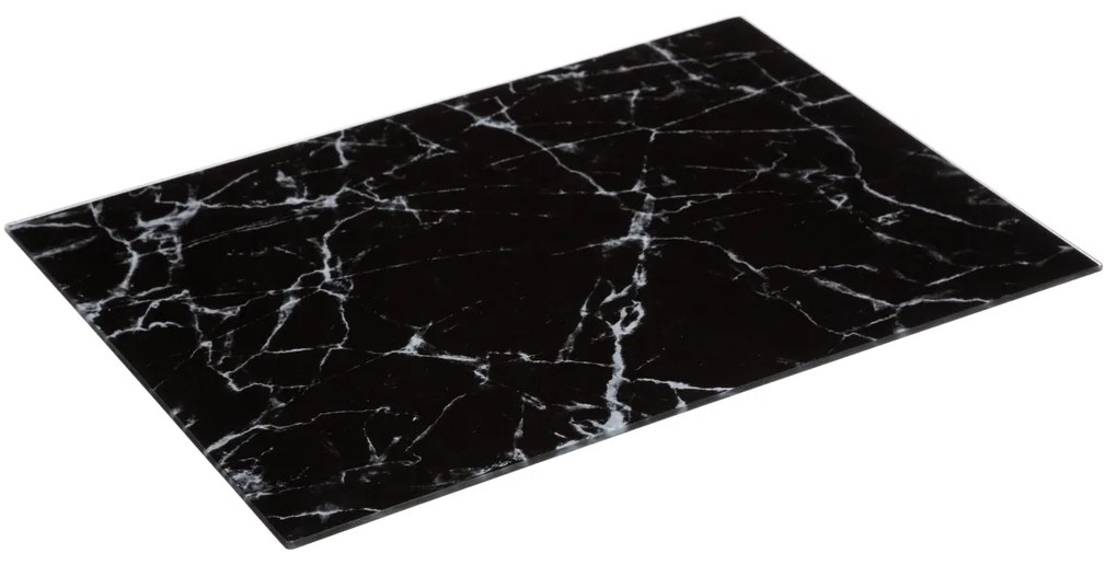 Krájecí prkénko Glass Marble, černá, 40x30 cm