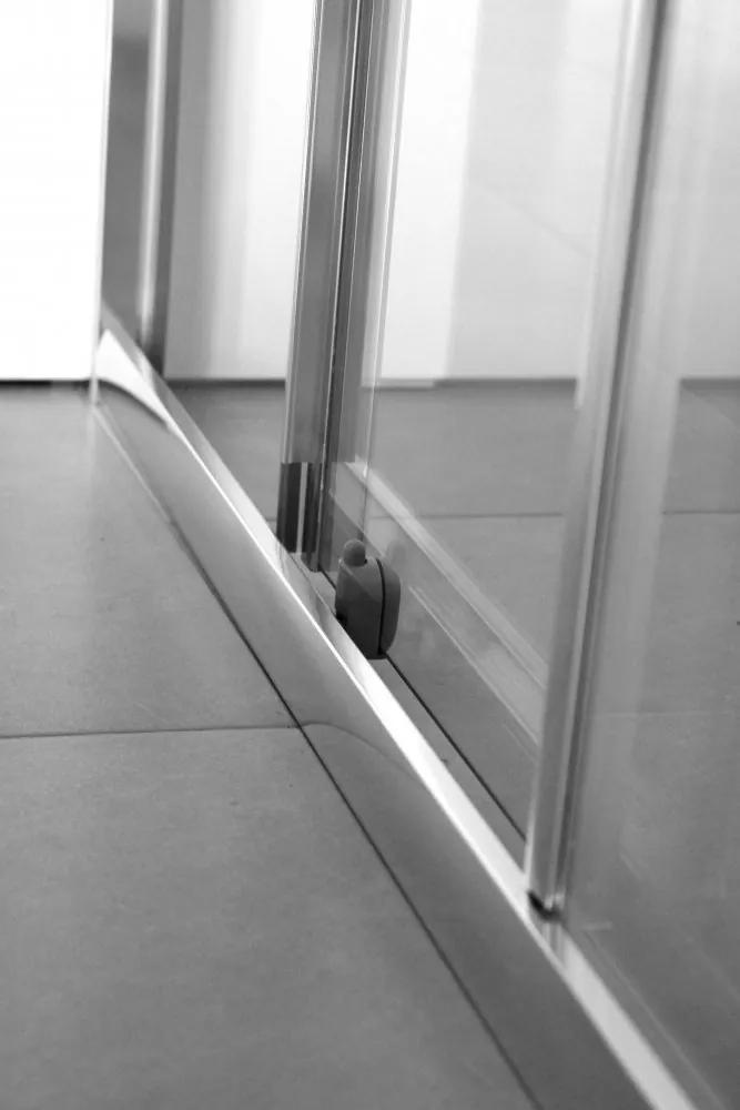 Olsen Spa Sprchové dveře do niky SMART - SELVA BARVA rámu - Chrom/Leštěný hliník (ALU), Rozměr A - 120 cm, Směr zavírání - Univerzální Levé / Pravé, Výplň - Čiré bezpečnostní sklo - 4 / 6 mm OLBSEL12CCBV
