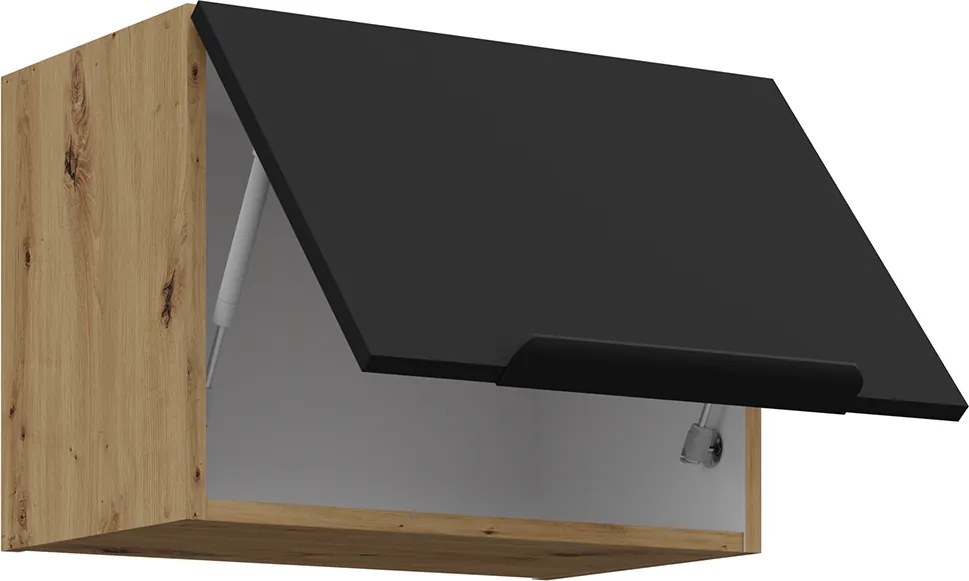 Kuchyňská linka ARIA ac | 255 cm | UNI dvířka | artisan/černá