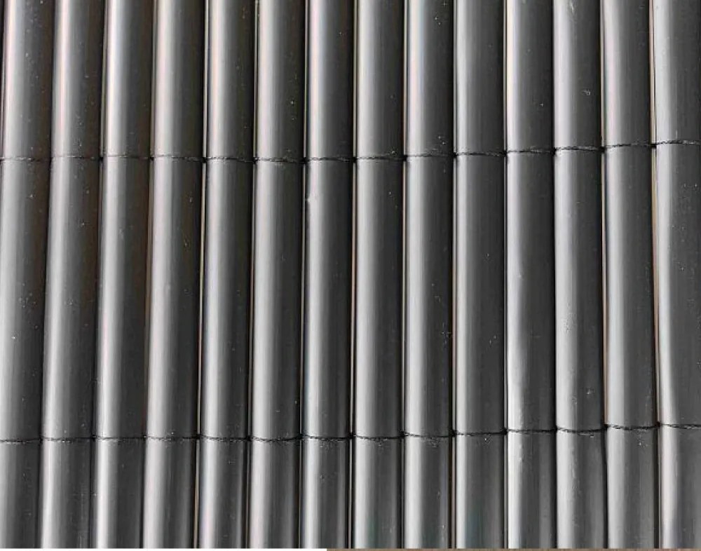 Zahradní zástěna, černá, 300x100 cm, ABEO