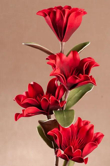 Paramit Umělá dekorační květina 91 cm červená