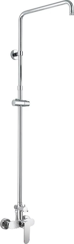 Mereo Mereo, Nástěnná sprchová baterie Mada 150 mm se sprchovou tyčí bez příslušenství, CBE60104SM