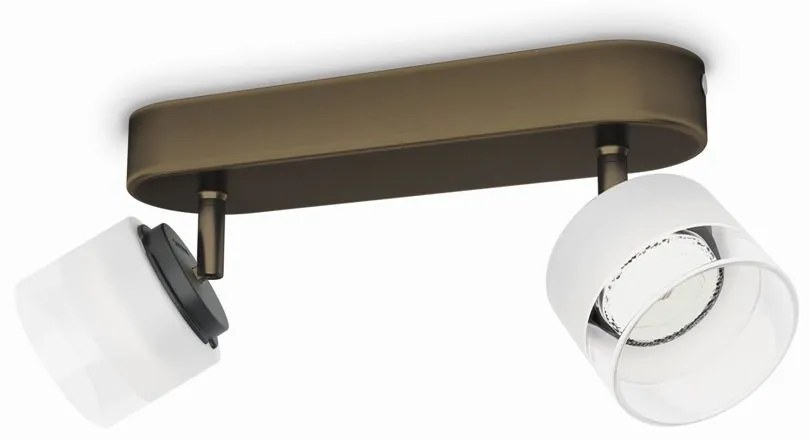 LED Bodové svítidlo Philips Fremont 53332/06/16 bronzové 2700K