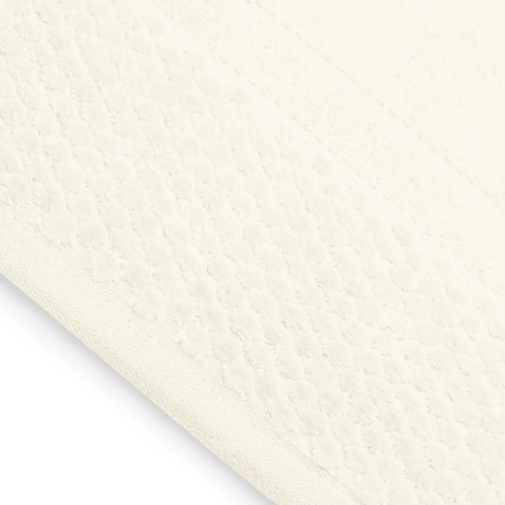 Sada 3 ks ručníků RUBRUM klasický styl krémová