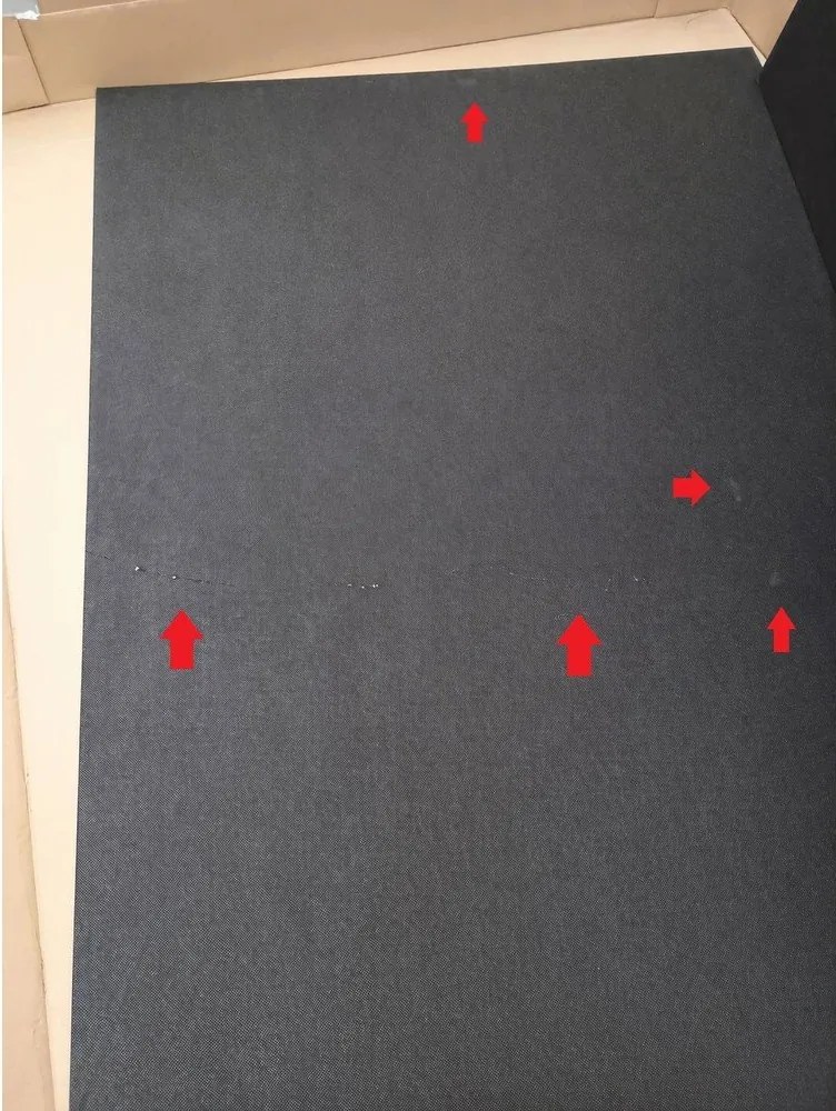 Béžová čalouněná dvoulůžková postel s úložným prostorem s roštem 180x200 cm Thessa Bold Line - II. jakost – Bonami Selection