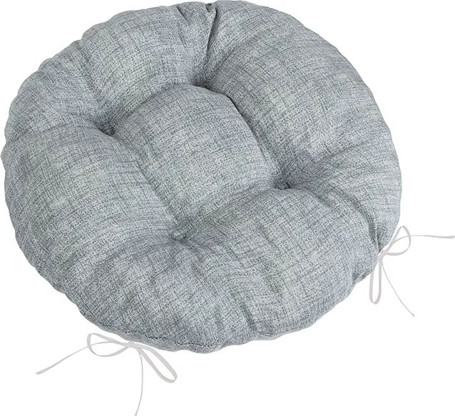 Bellatex Sedák LADA kulatý prošívaný Šedá 40 cm, (průměr)