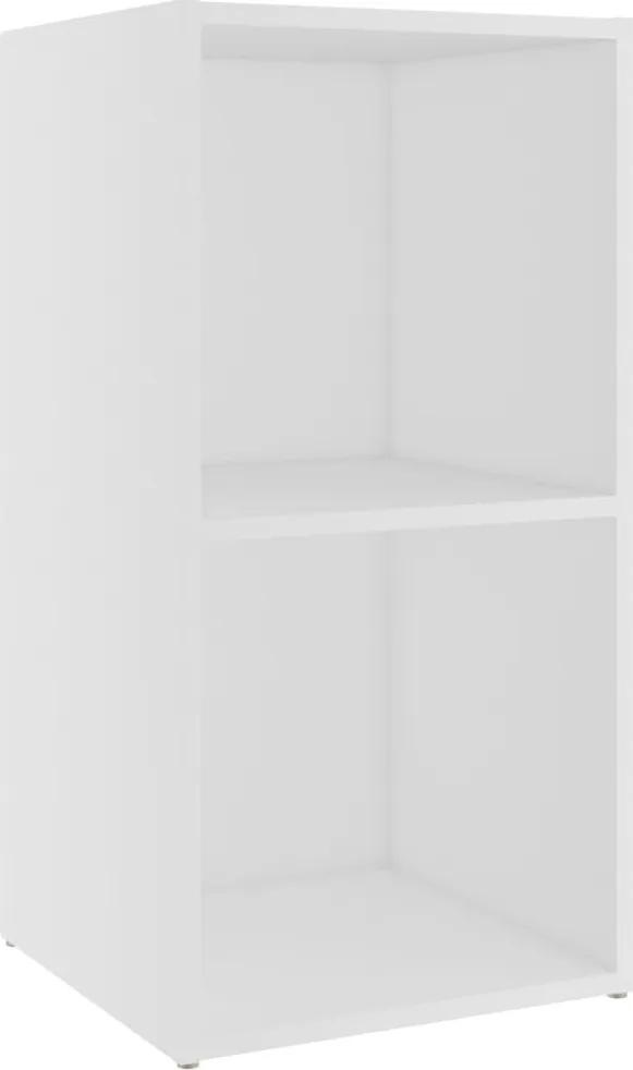 vidaXL TV skříňky 2 ks 72 x 35 x 36,5 cm dřevotříska [3079943] Barva: bílá a dub sonoma
