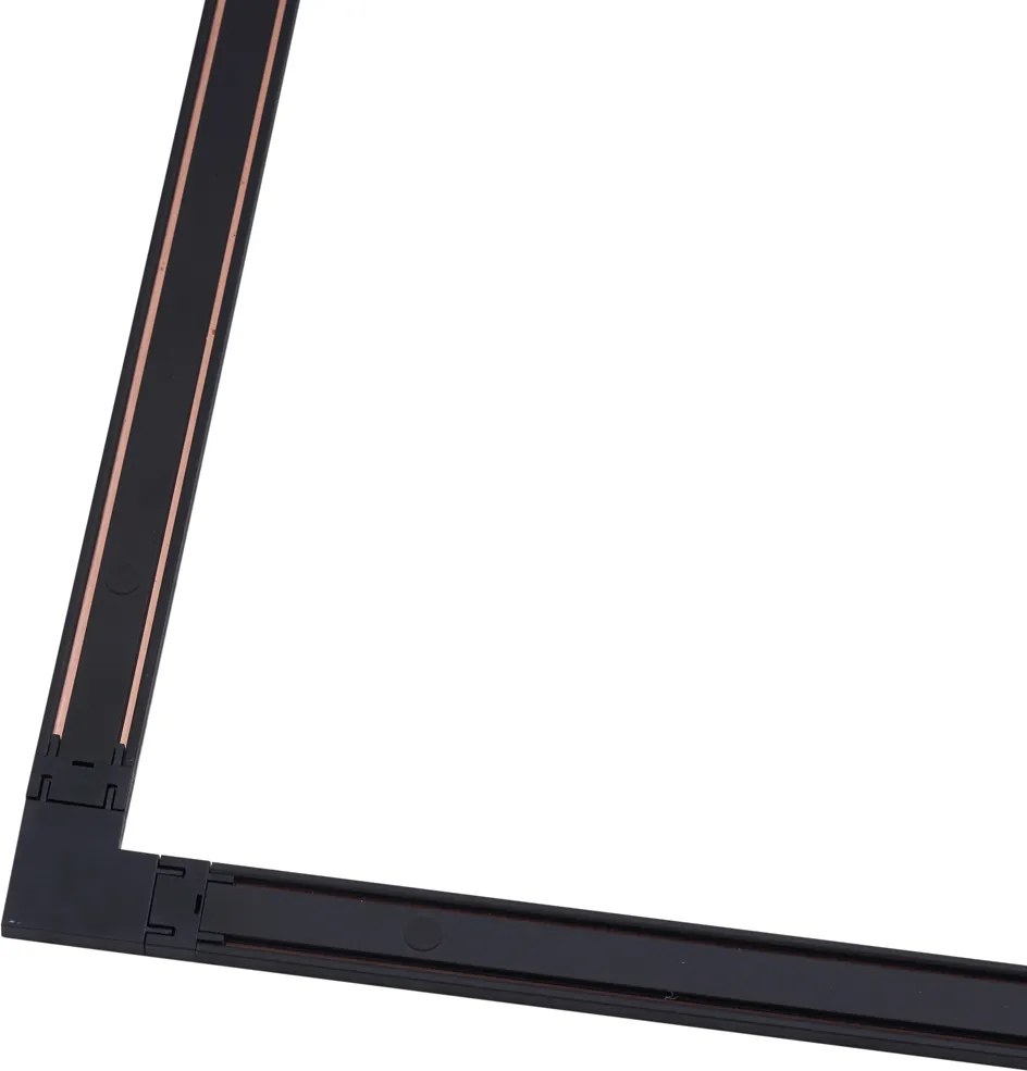 Moderní kolejnicový systém černý 1-fázový 400 cm - Magnetic