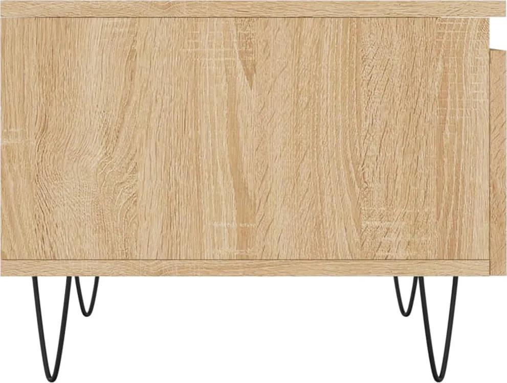 vidaXL Konferenční stolek 50 x 46 x 35 cm kompozitní dřevo [830866] Barva: Betonová šedá
