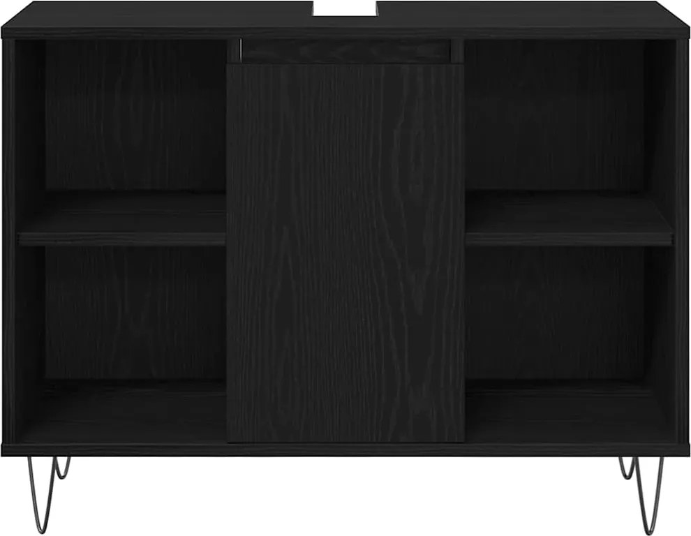 Sada koupelnového nábytku 3 ks Černý dub 30 x 30 x 180 cm 3378509
