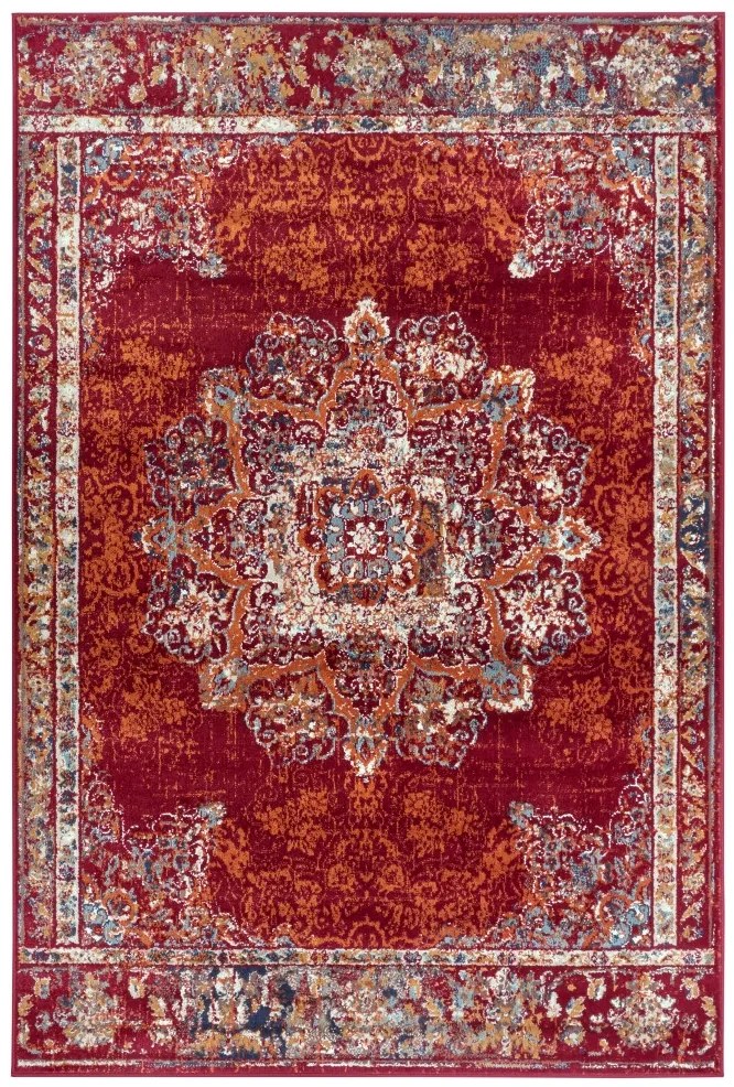 Hanse Home Collection koberce Kusový koberec Luxor 105638 Maderno Red Multicolor - 140x200 cm