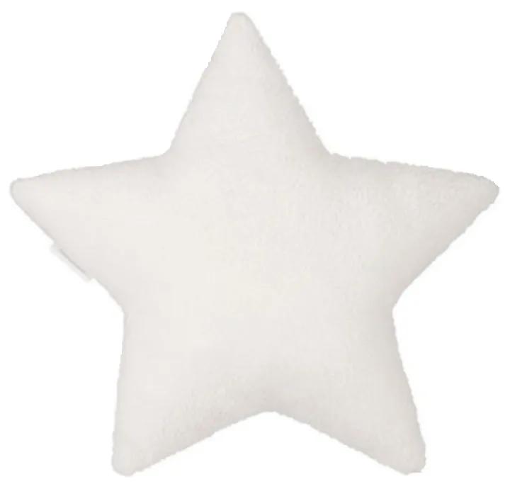 Cotton &amp; Sweets Mini Boho polštář hvězda vanilka 38 cm