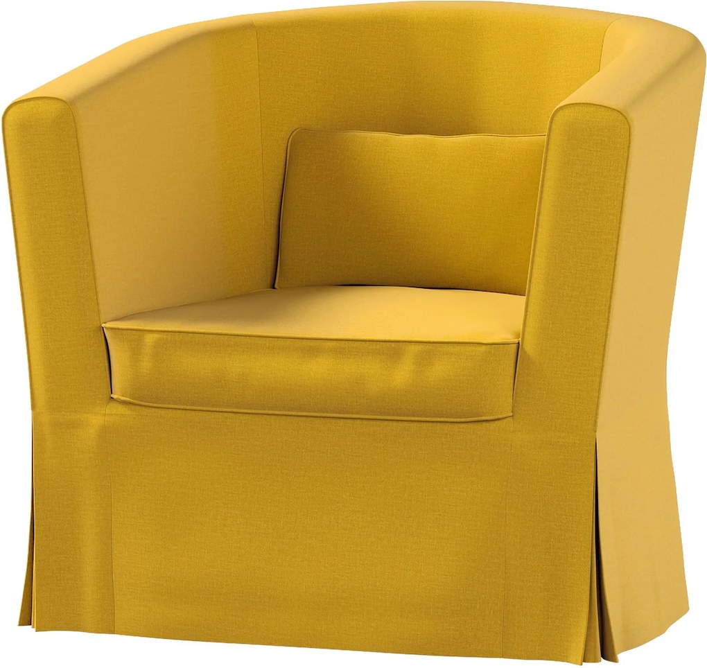 Potah na křeslo IKEA Ektorp Tullsta barva žlutá látka sametová