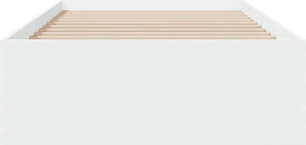 Rám postele se zásuvkami bílý 90 x 200 cm kompozitní dřevo 3280426