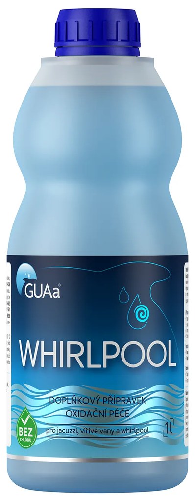 GUAa WHIRLPOOL 1L - bezchlórová chemie pro vířivé vany a koupací sudy