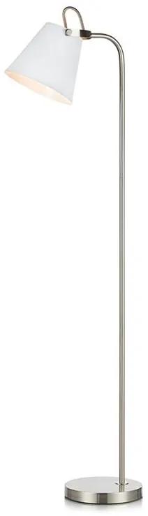 Markslojd 107398 TRIBE - Moderní stojací lampa s naklápěcím stínidlem, 139cm / bílá