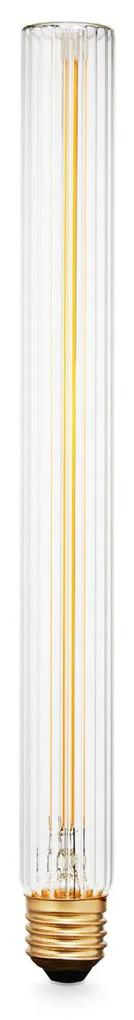 LED žárovka Tube 300 Plissé, E27, 4 W, 2 200 K, stmívatelná