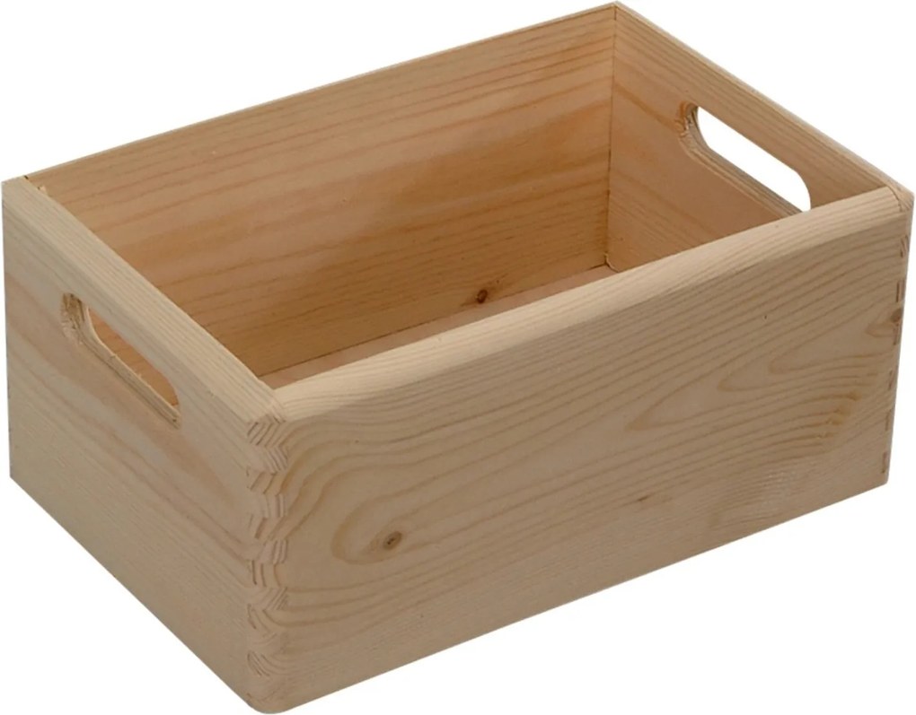 KESPER Víceúčelový skladovací box přírodní borovice 14 x 30 x 20 cm