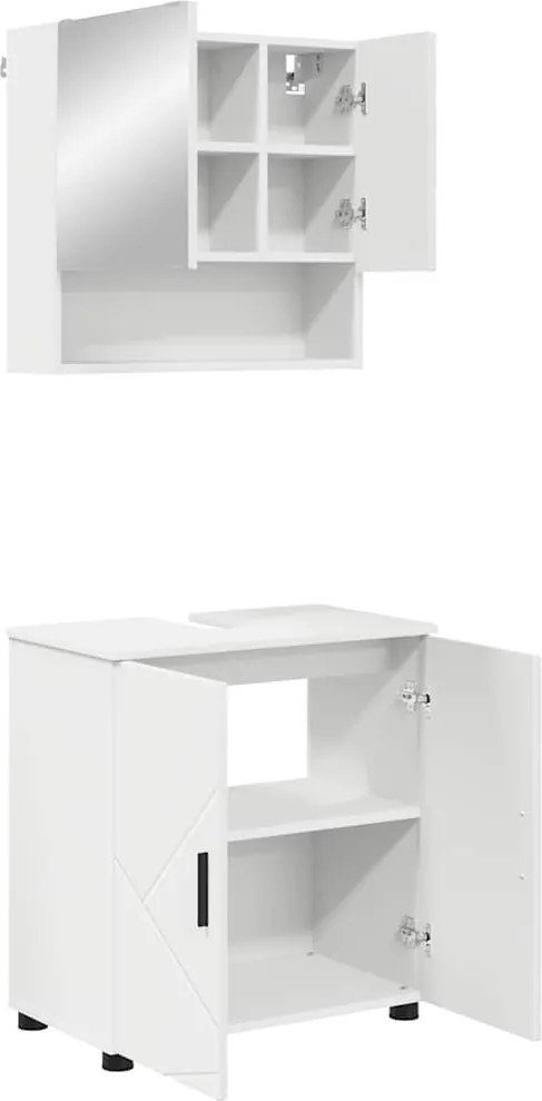 Sada koupelnového nábytku 2 ks Bílá 61 x 35 x 64 cm 3392933