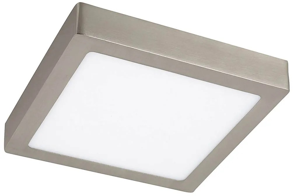 Přisazený LED panel LOIS, 18W, teplá bílá, 23x23cm, čtvercový, chromovaný Rabalux LOIS 002668