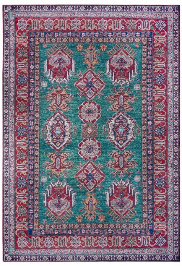 Hans Home | Kusový koberec Asmar 104901 Green, Red - 80x150