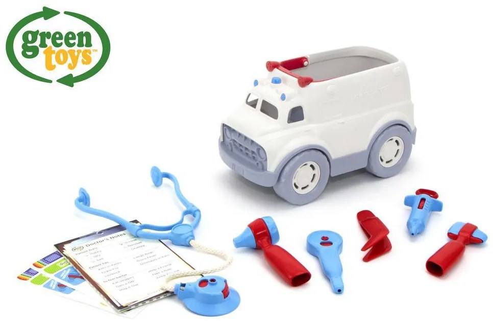 Green Toys Ambulance s lékařskými nástroji