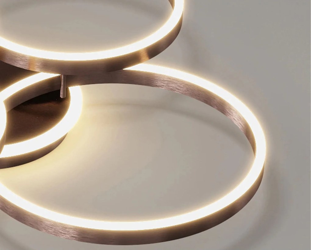 Toolight, LED stropní svítidlo APP1057-C, zlatá, OSW-08884