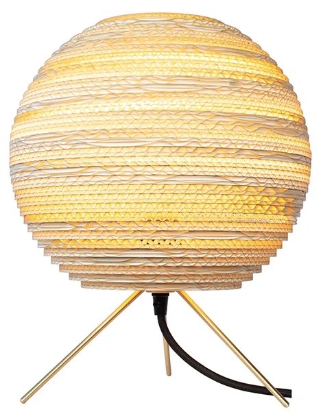 Stolní kartonová lampička Moon Table Dekor: Blonde