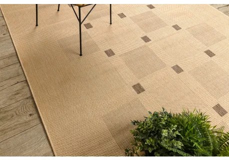 koberec SISAL FLOORLUX 20079 mais / káva velikost 240x330 cm | krásné koberce cz