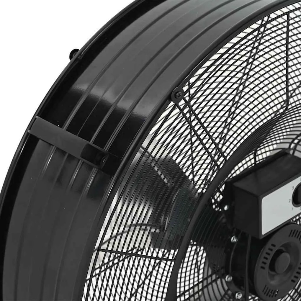 vidaXL Průmyslový bubnový ventilátor 77 cm 187,7 W černý [51454]