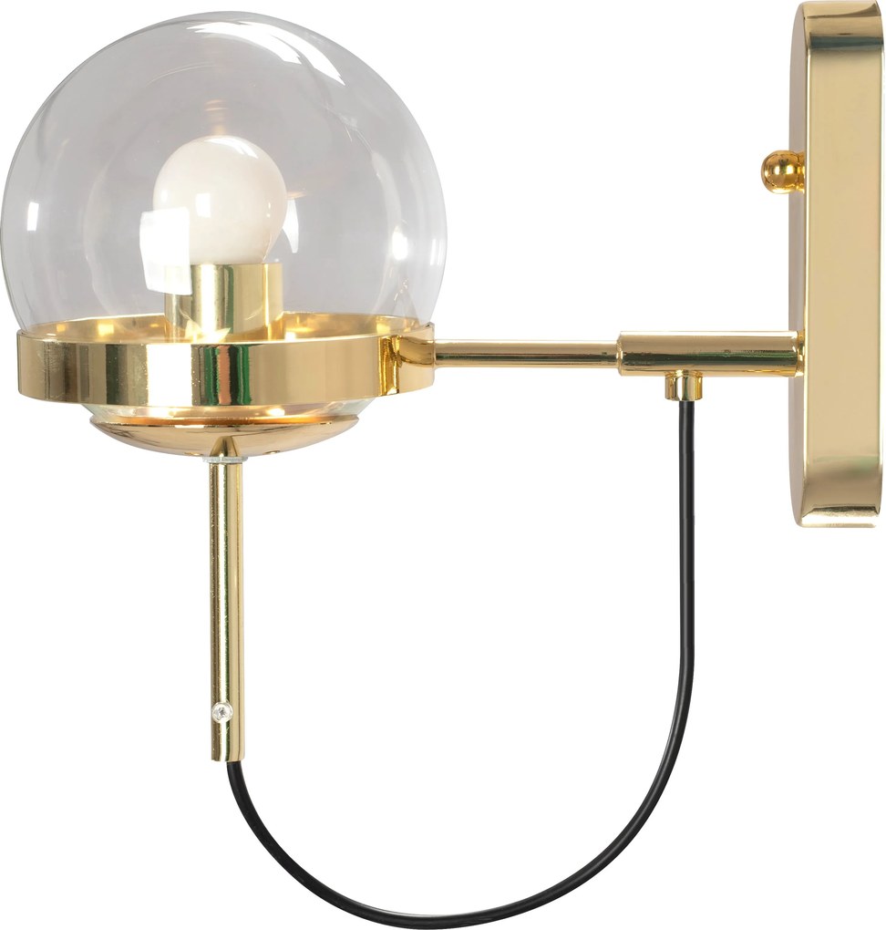 Toolight - Nástěnná lampa E27 60W APP910-1W, zlatá, OSW-06678
