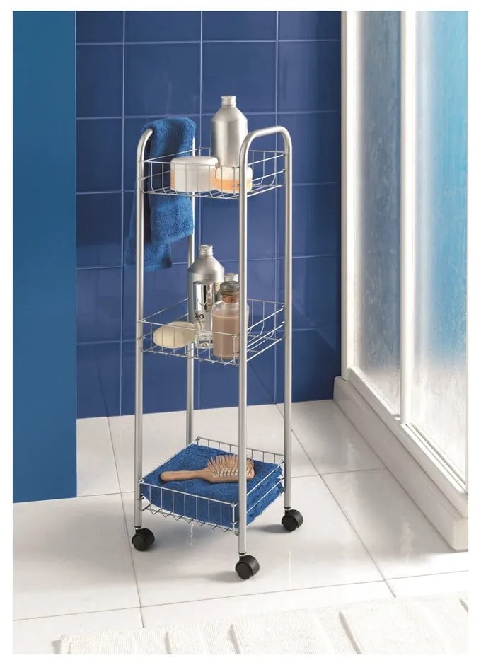 Stojan s policemi Metaltex Toronto, 83 x 23 cm