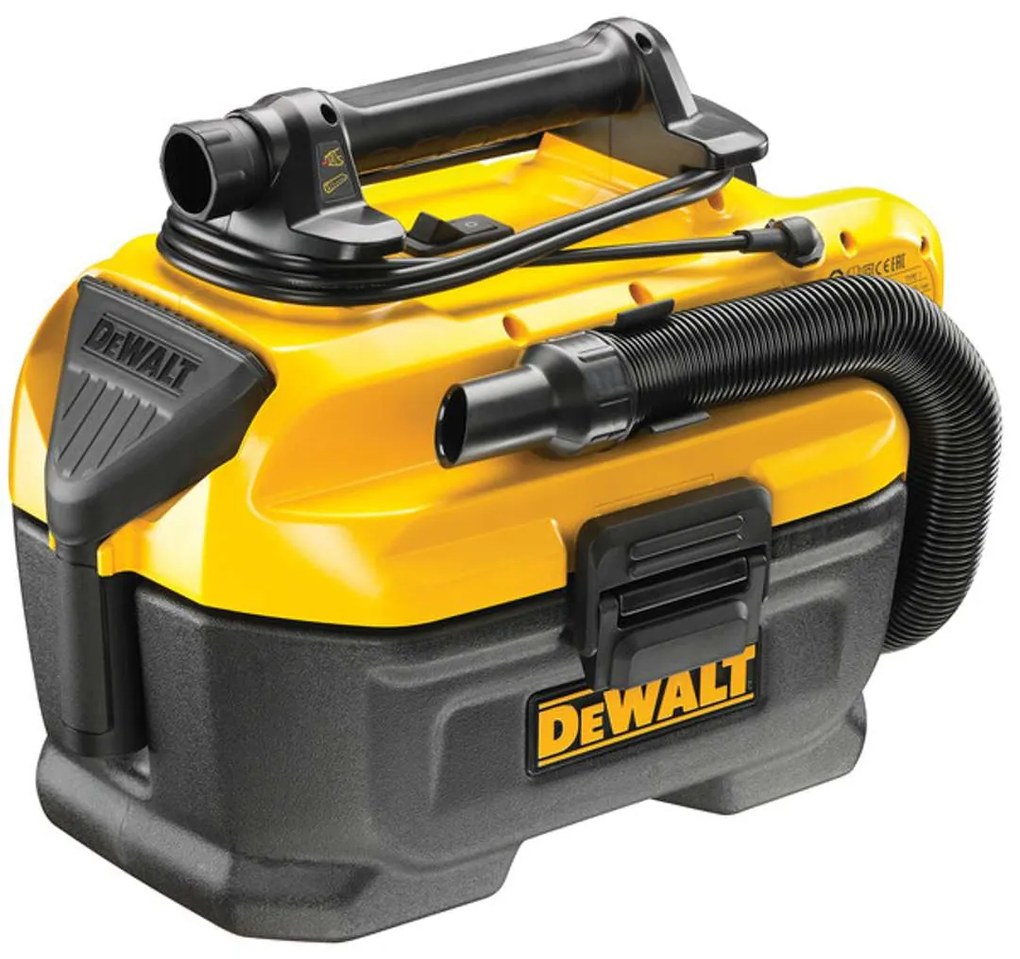 DeWALT - Přenosný vysavač FLEXVOLT, pro mokré a suché vysávání, elektrické a bateriové napájení DCV584L