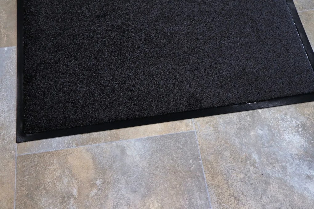 Rinos bv, Rohožka Care & Clean black, 40x60, černá, chodba / předsíň