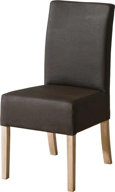 Casarredo Jídelní čalouněná židle CARMELO C23 tmavě hnědá