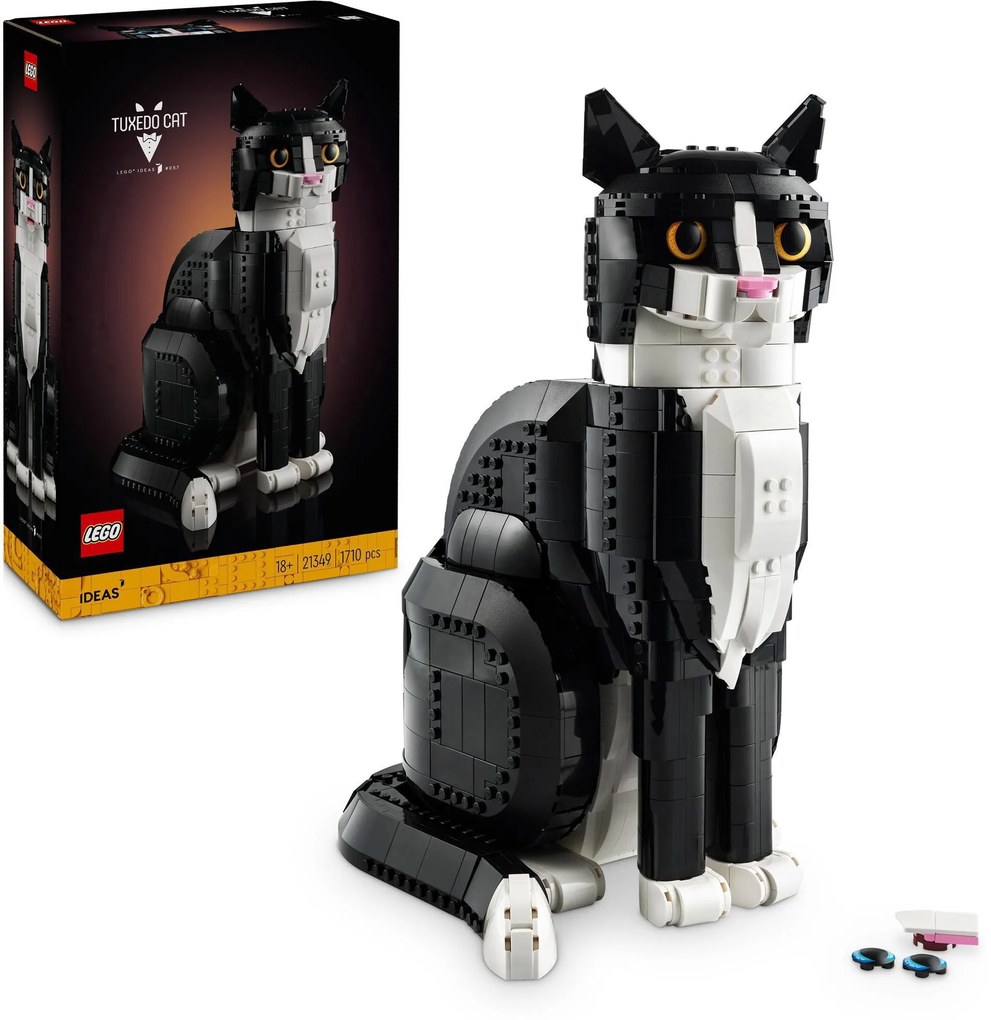 Lego stavebnice lego ideas 21349 černobílá kočka