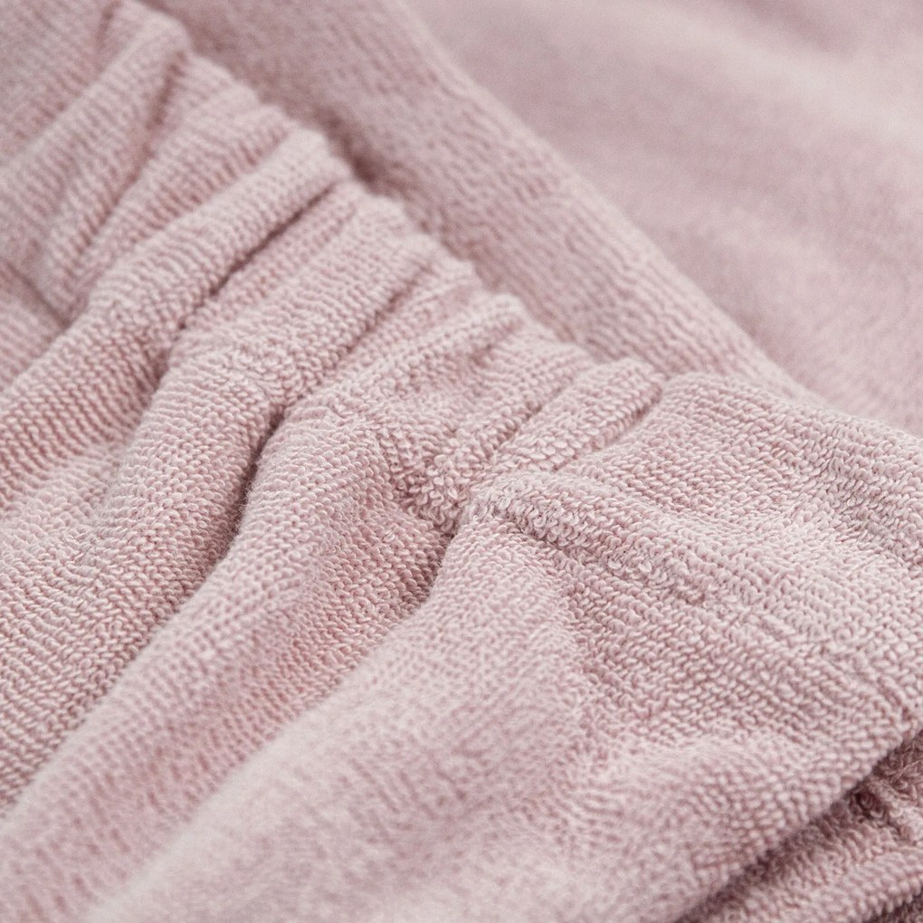 Dámské bavlněné froté pareo do sauny a wellness Comfort starorůžové