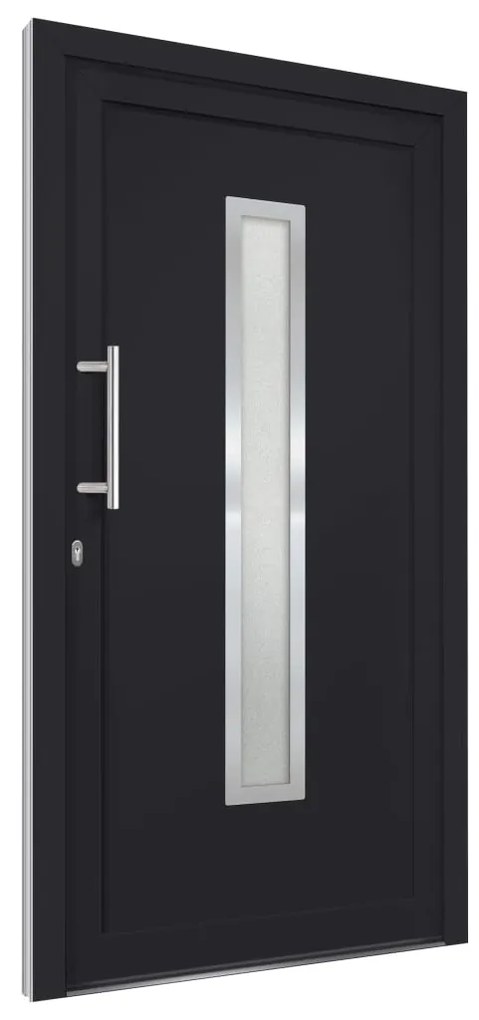 Vchodové dveře antracitové 108 x 200 cm,  279239