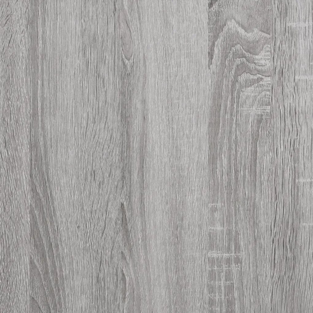 Příborník šedý sonoma 69,5 x 34 x 90 cm kompozitní dřevo - Default Title