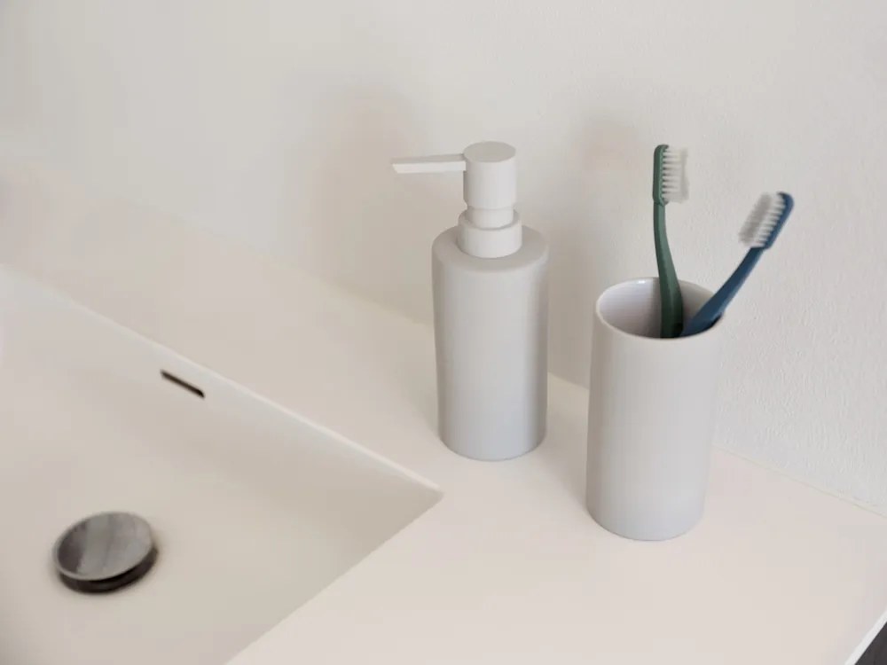 Zone Denmark Kelímek na zubní kartáček Solo Soft Grey