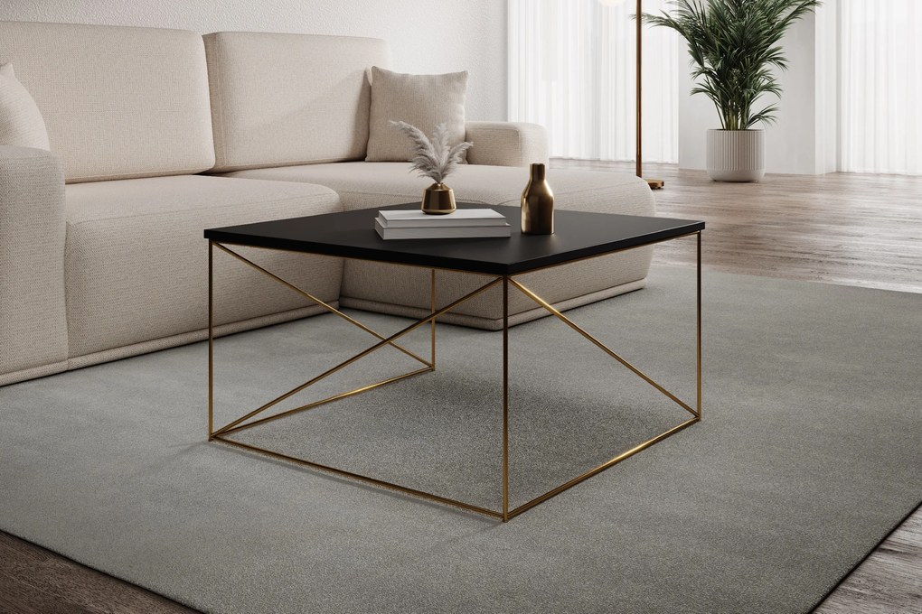 ADRK Furniture Konferenční stolek Nelia CT-NEL-G-B