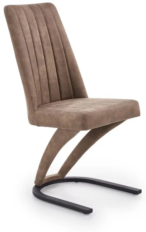 Jídelní židle K338 hnědá Halmar