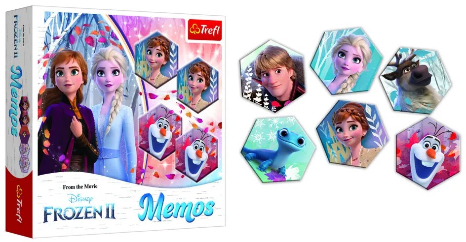 Trefl Pexeso papírové Ledové království II/Frozen II společenská hra