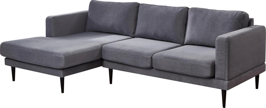 XXXLutz ROHOVÁ SEDAČKA, textil, šedá Carryhome - Sedací soupravy - 002157009301