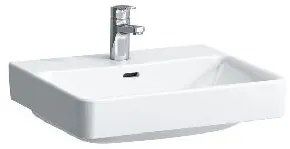 Laufen Pro S - Umyvadlo, 55x47 cm, 3 otvory pro baterii, bílá H8169620001081