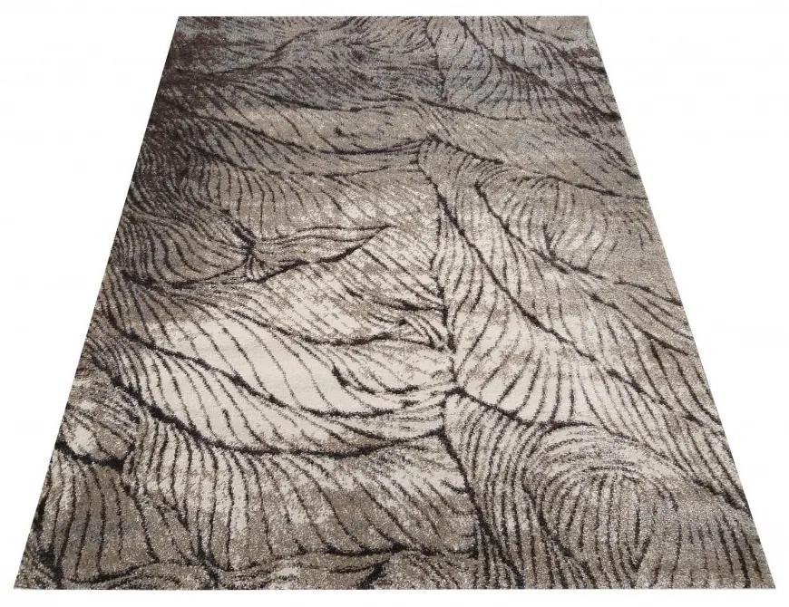 Luxusní koberec do obývacího pokoje s abstraktním motivem listí Šířka: 80 cm | Délka: 150 cm