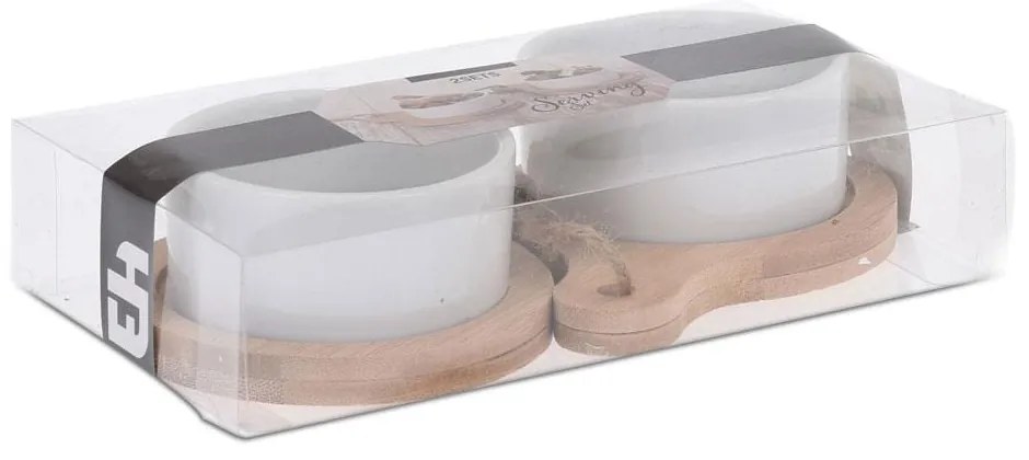 Porcelánová servírovací miska Bamboo 30x10x6 cm sada 2ks