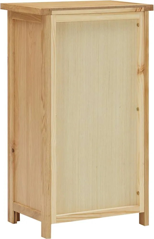 Skříňka 45 x 32 x 85 cm masivní dubové dřevo 289198